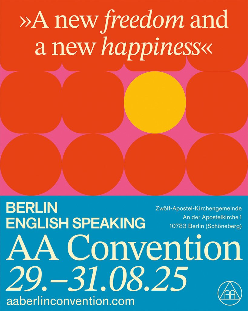 Berlin International English Speaking AA Convention 2025! – Alcoholics ...